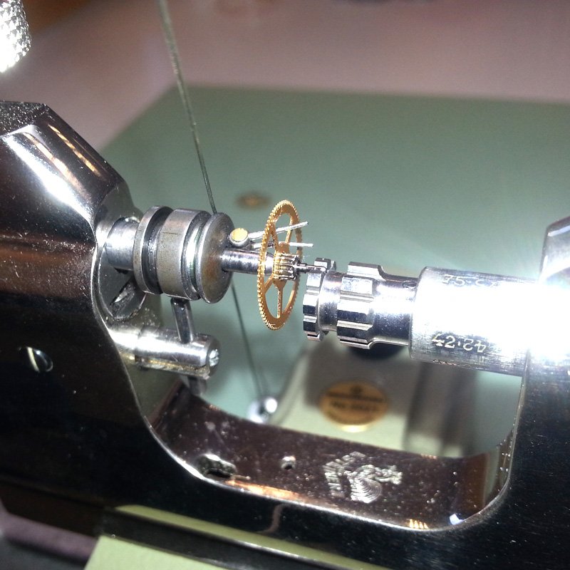 How to Rivet a Wheel to a Pinion – Great British Watch Company
